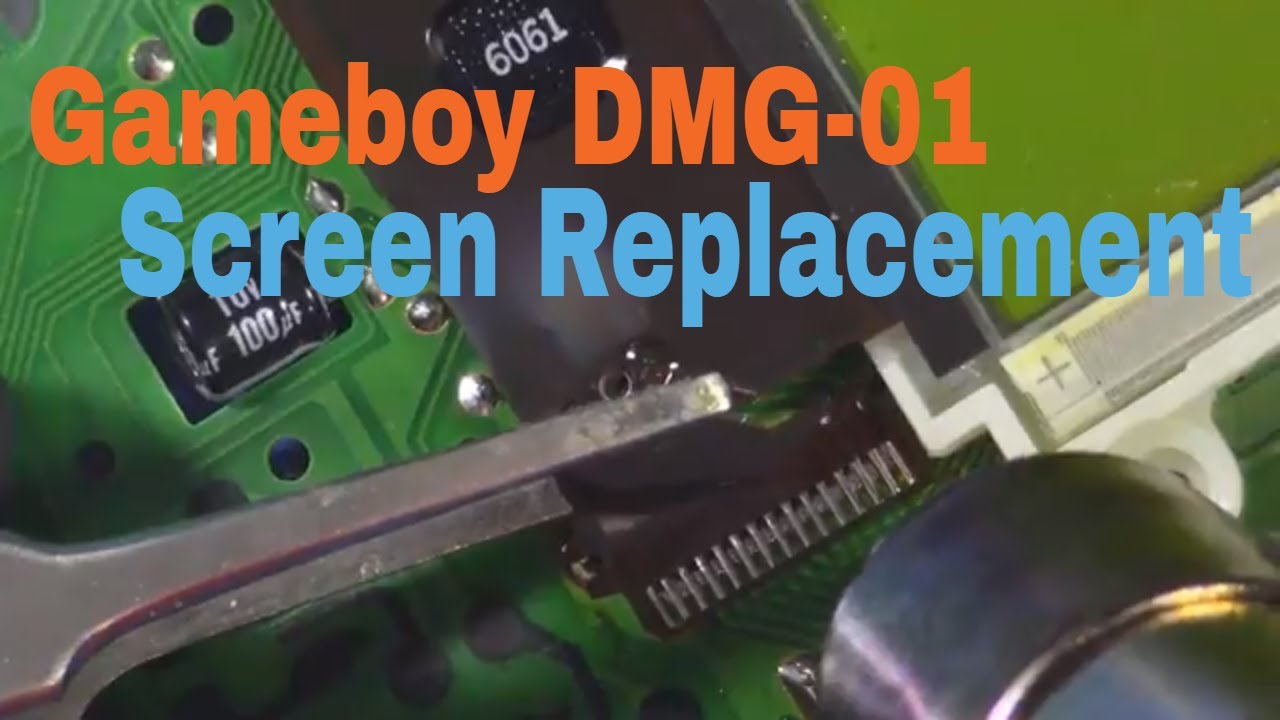 Nintendo Gameboy DMG 01 Screen Replacement - YouTube