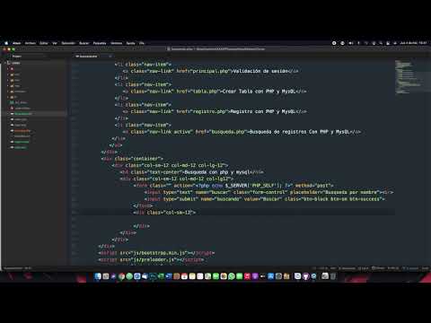 Búsqueda de registros en una Base de datos a través de un formulario con PHP y MySQL. - YouTube