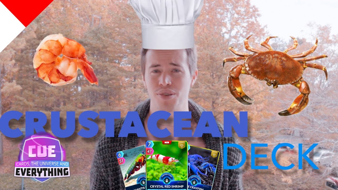 CRUSTACEAN DECK BUILD in CUE (Strategy TCG) - YouTube
