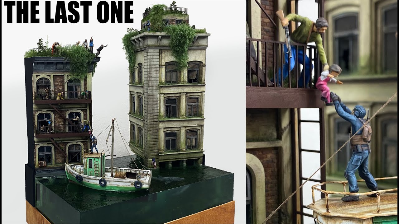 THE LAST ONE IN NEW YORK Diorama scale 1:48 / 9kg Epoxy Resin - YouTube