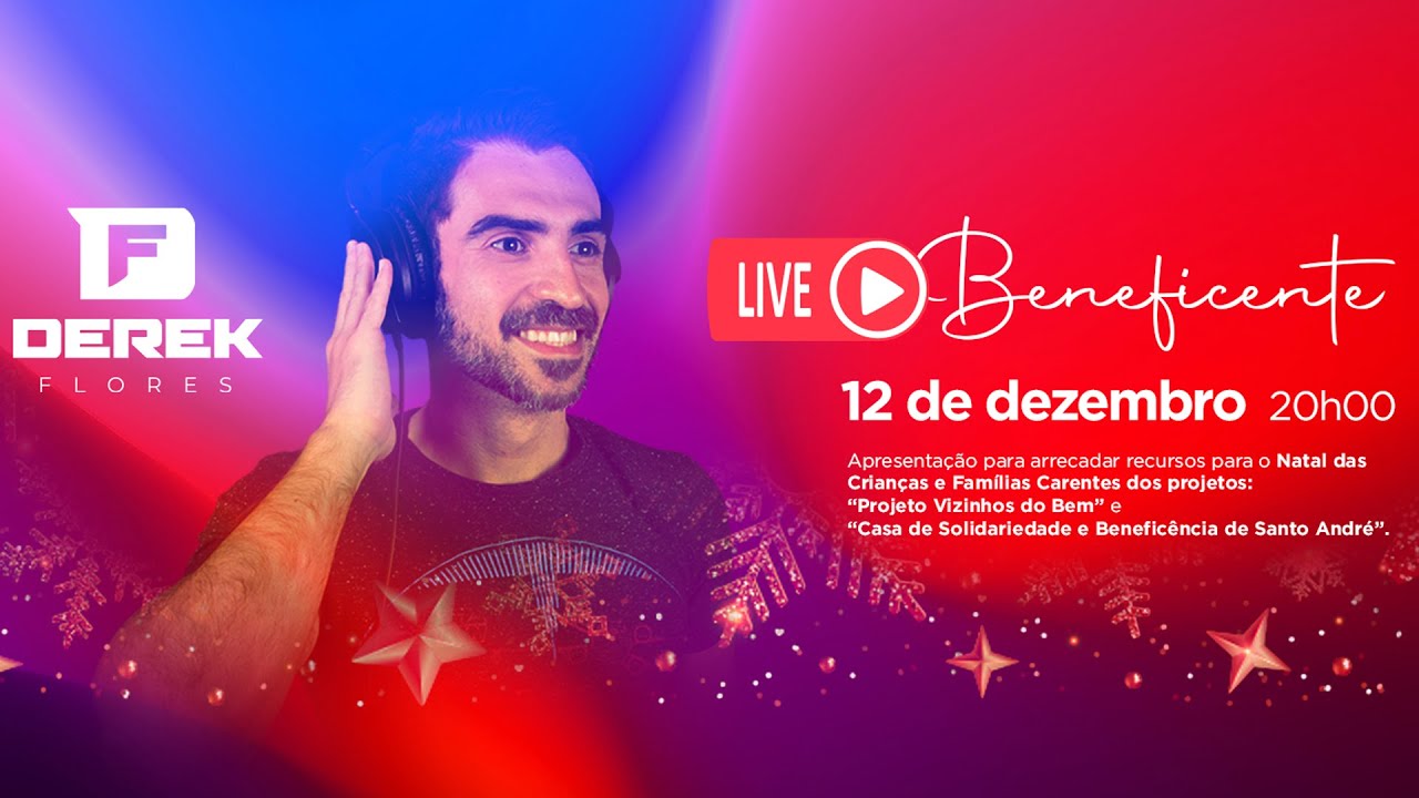 Live Beneficente - Dj Derek Flores - 12/12 às 20h - YouTube