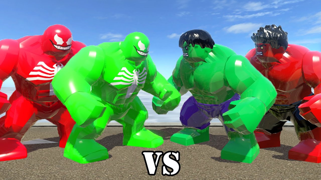 Who is The Best ? Green Venom & Red Venom OR Green Hulk & Red Hulk ...