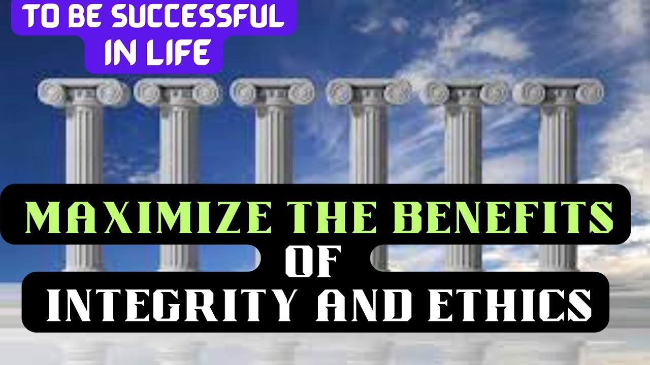 "Maximizing Success through Integrity and Ethics" @peaceful_mind0897 ...