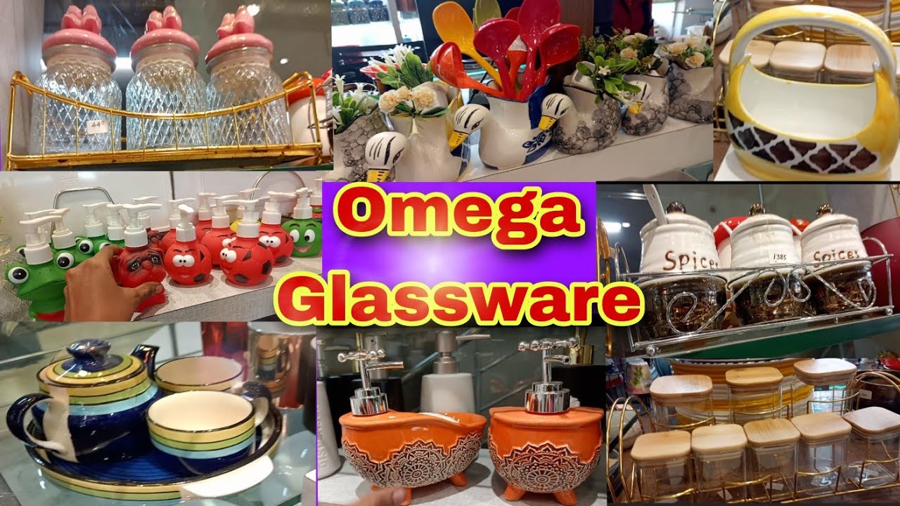 DMart 🤩|Omega Glassware Latest Collection |Trendy Kitchen Organiser ...