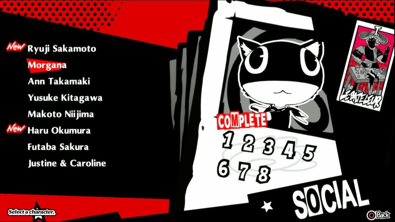 Persona 5: Dancing in Starlight - Social Links - Morgana 02 - The Team ...