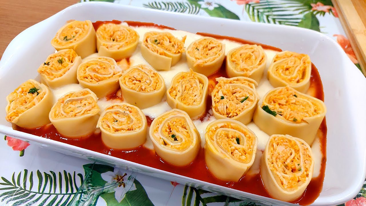 Receita para o almoço ou jantar rápido l Rondelli ao molho branco fácil ...