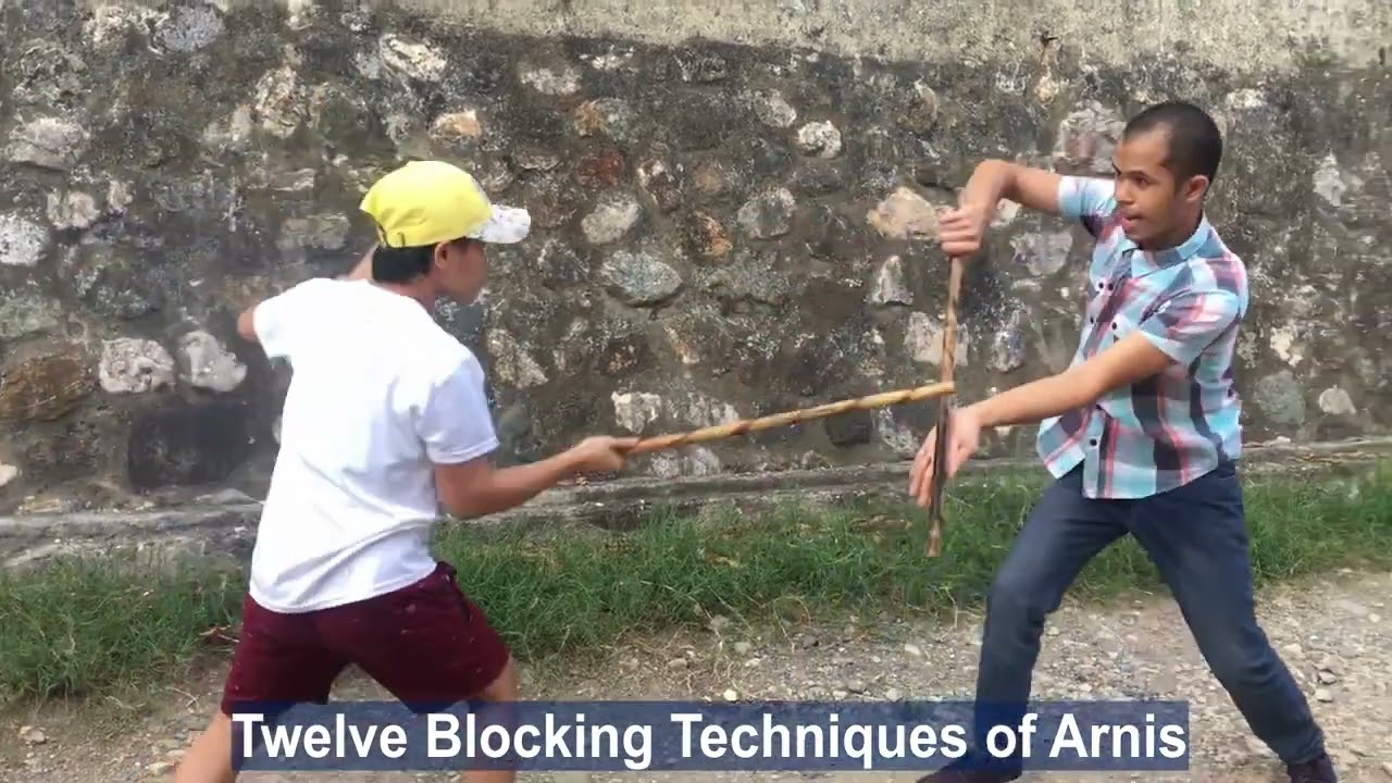 ARNIS Skills Demo 12 Basic Strikes,12 Blocking Techniques and Anyo - YouTube