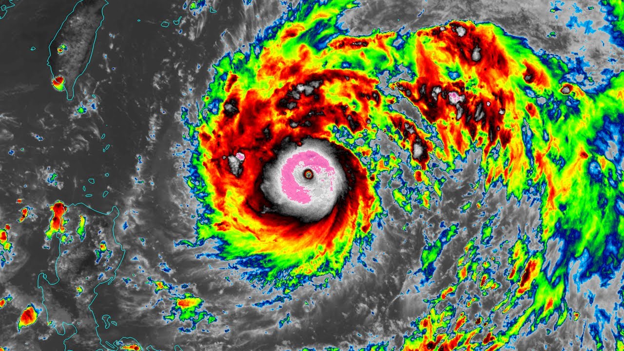 Infrared Satellite Animation of Super Typhoon Nepartak/Butchoy (2016 ...