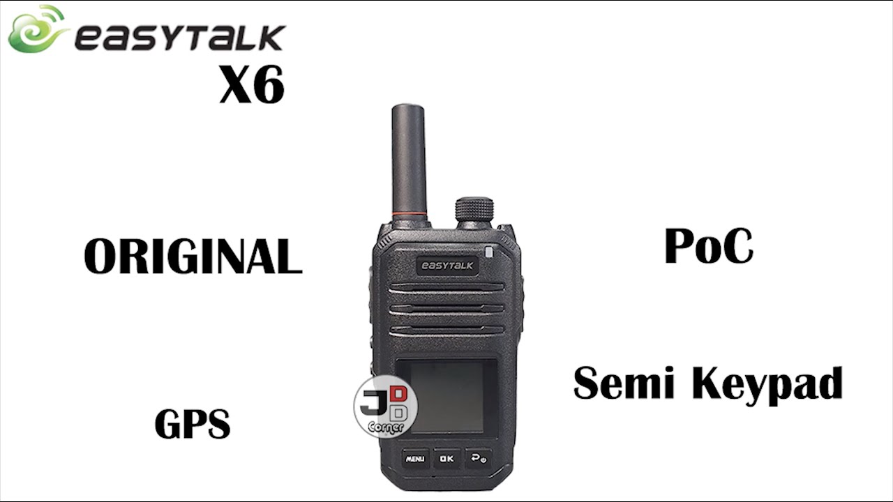 Unboxing HT POC Easytalk X6 Semi Keypad GPS ORIGINAL Garansi Resmi 1 ...