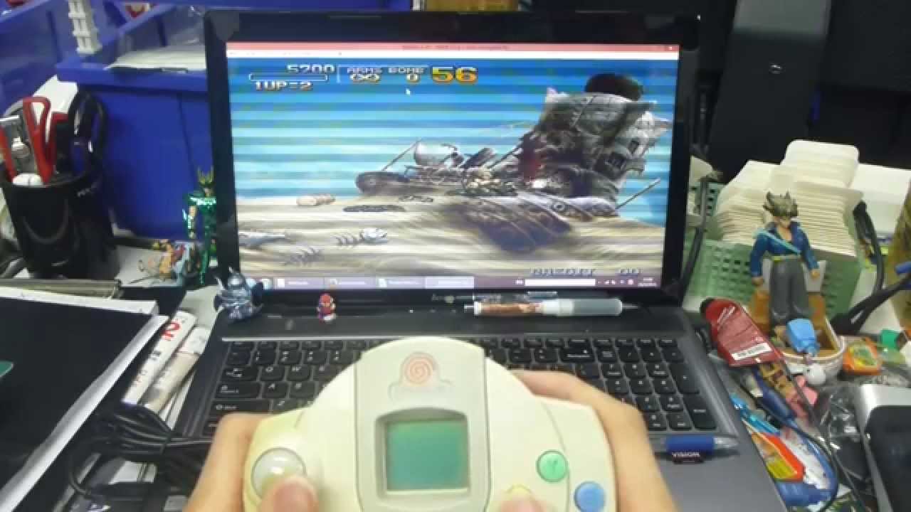 HOW TO USE MAY FLASH SEGA DREAMCAST CONTROLLER ADAPTER TO PC USB - YouTube