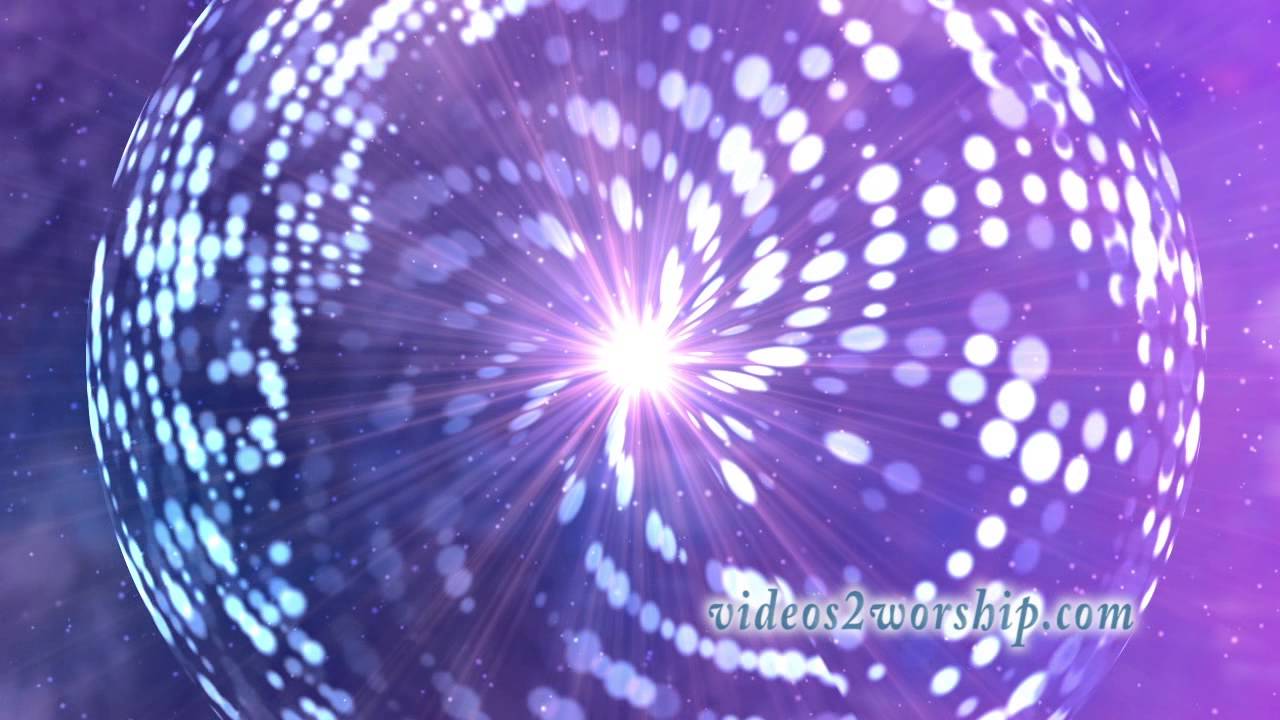 Ball Of Particles Worship Background Loop - YouTube