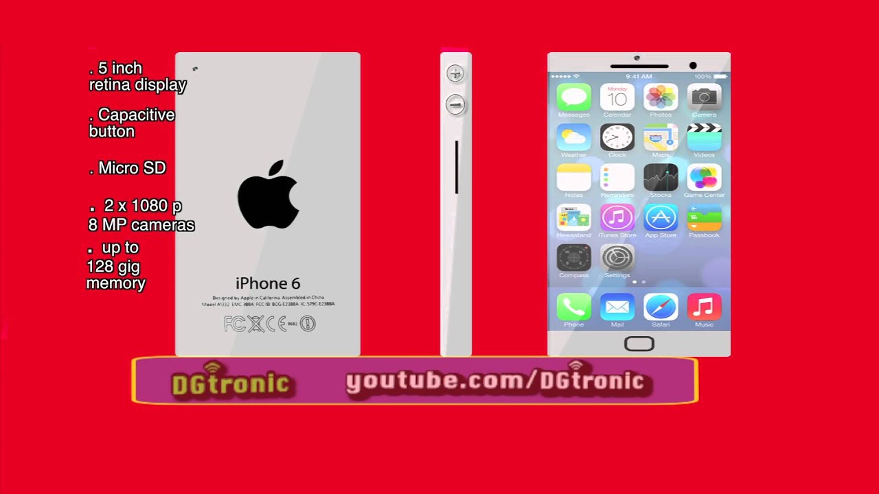 iPhone 6 design concept - YouTube