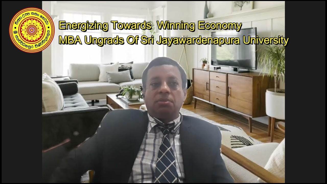 ENERGIZING TOWARDS WINNING ECONOMY - By Dr. Ishantha Siribaddana ...