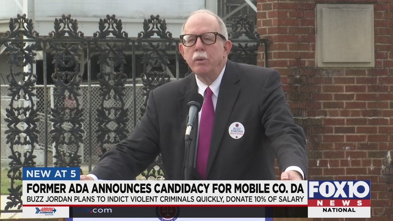 Former ADA Buzz Jordan announces candidacy for Mobile County district ...