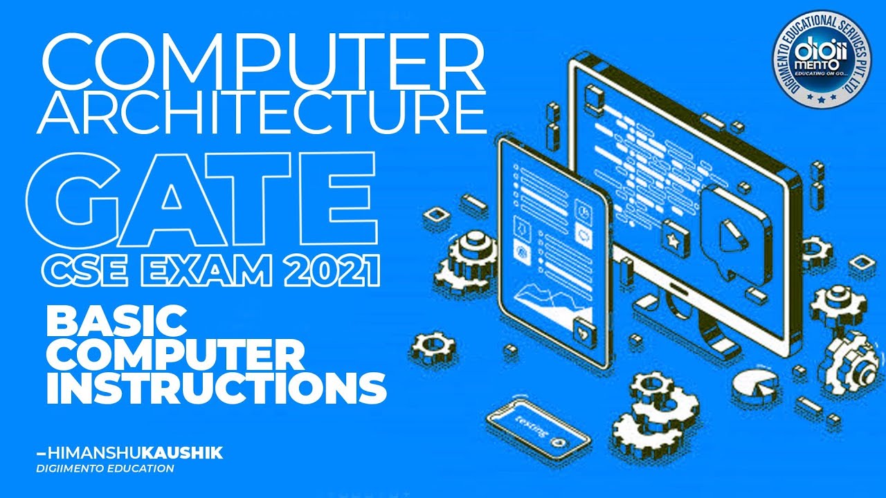 #18 GATE CSE 2021 | Computer Architecture | Basic Computer Instructions ...
