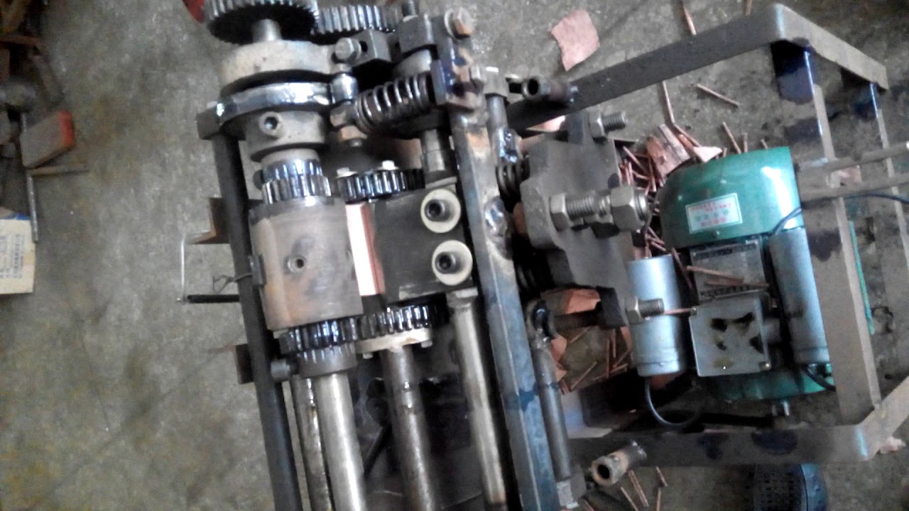 fireworks 140type paper tube rolling machine ---how to feed paper - YouTube