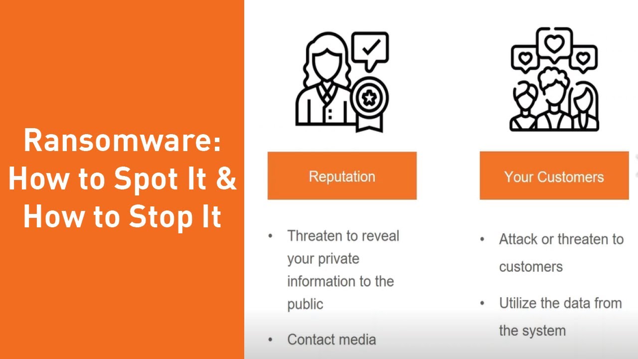 Beware Ransomware: How to Spot it, How to Avoid it, and How to Deal ...