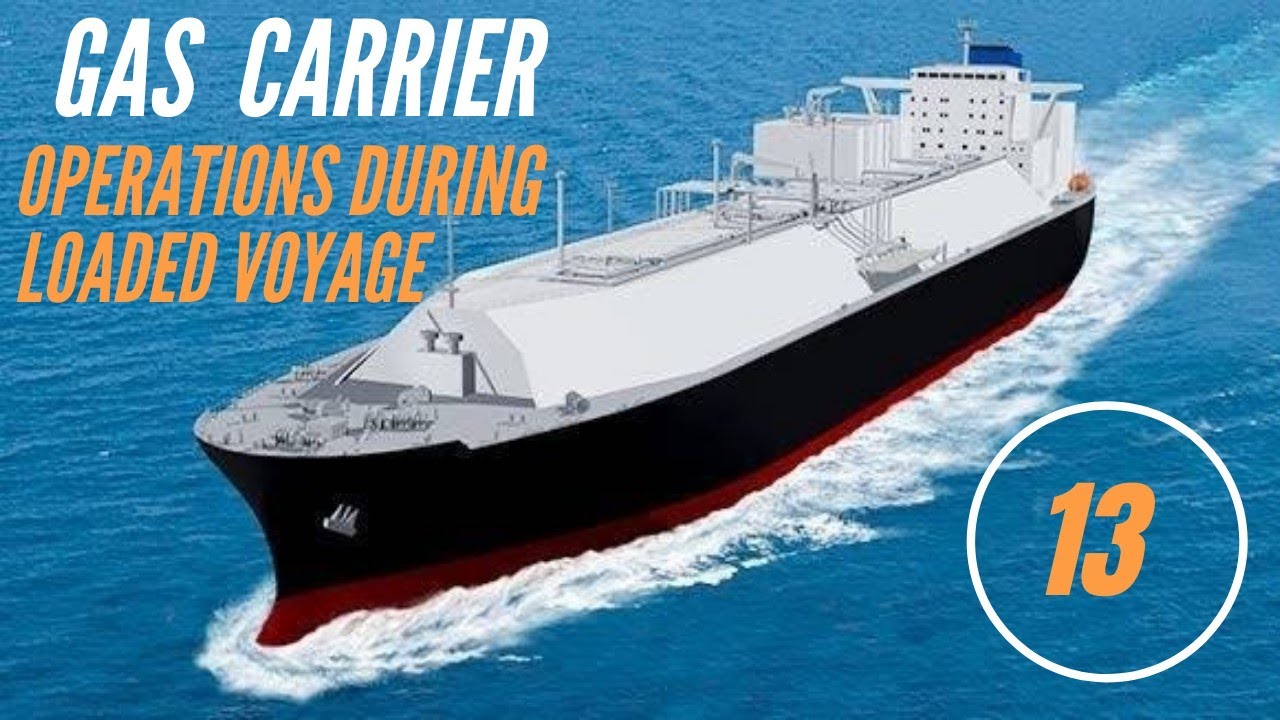 Gas carrier - Operations during loaded voyage | Lpg ship deck ...