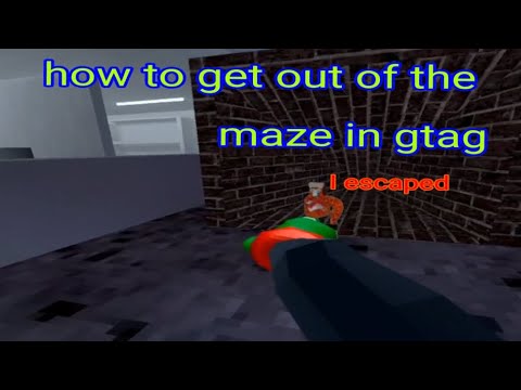 how to get out of the maze in gtag (truns you small) - YouTube