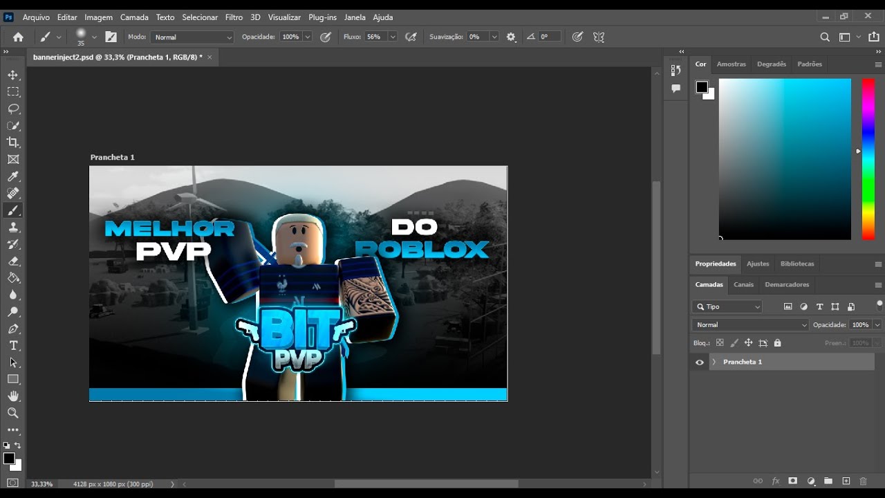Banner Simples | INS Designer - YouTube