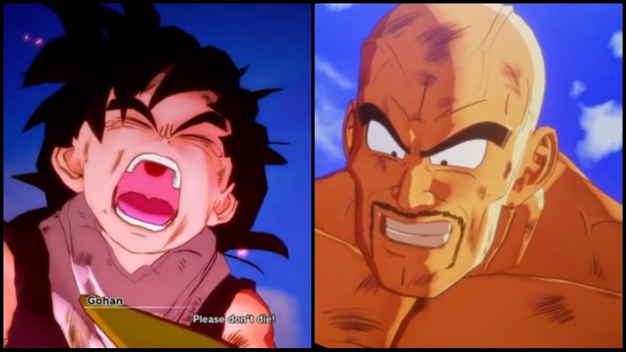 Dragon Ball Z: Kakarot All Nappa Fighting Scenes Nappa Kills Everyone ...