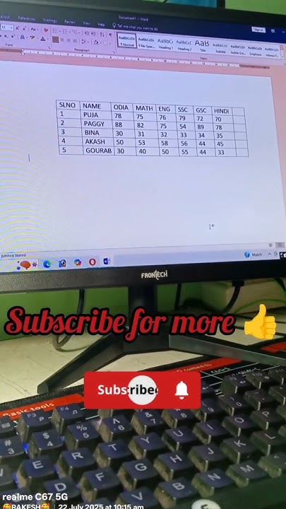 converting text into table in ms word shortcut key. #computer #shortcutkeys #shortsfeed - YouTube
