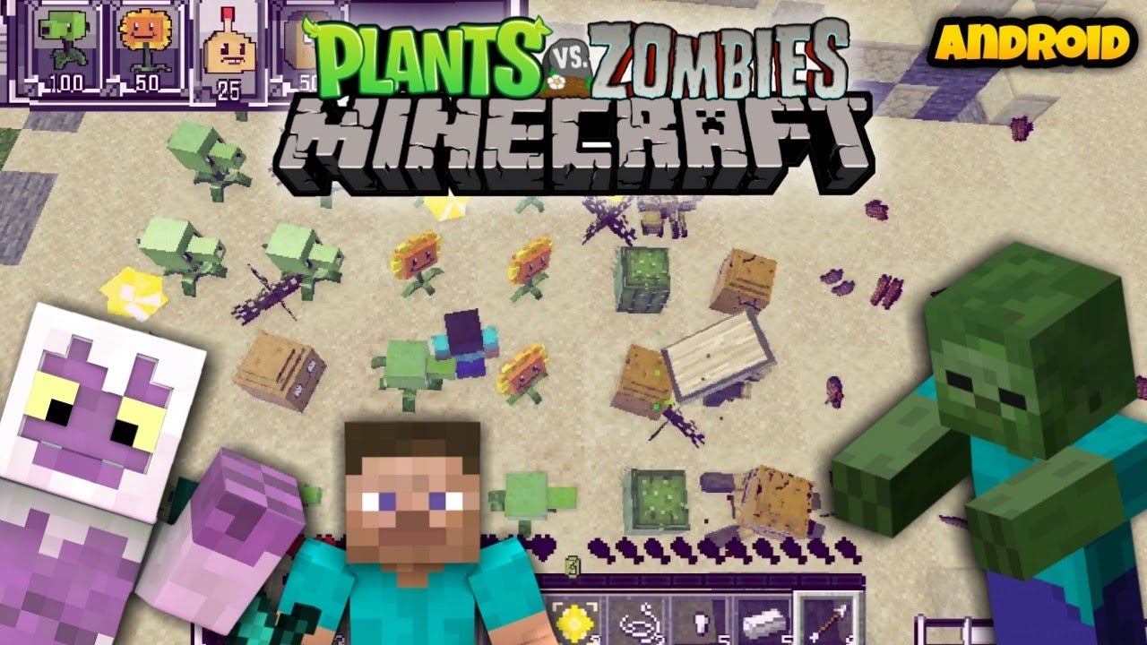 Plants vs Zombies MINECRAFT (PVZ MC) - Android APK - YouTube