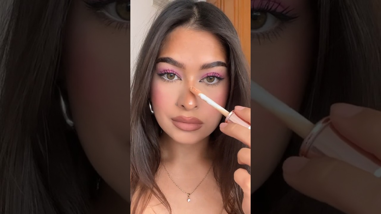 Easy Pink Makeup Tutorial #makeuptutorial #makeup #beauty #shorts - YouTube