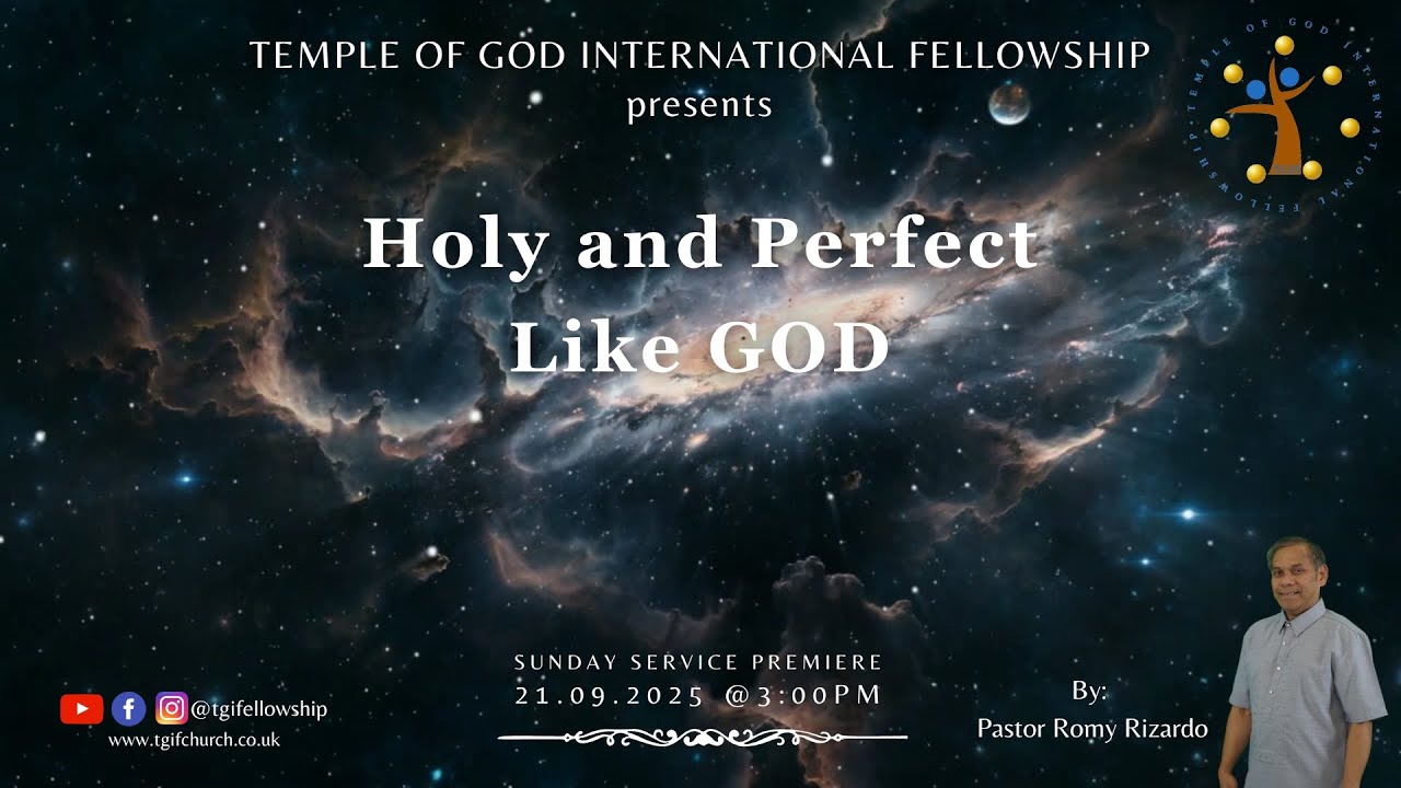 "Holy and Perfect" Like GOD - YouTube