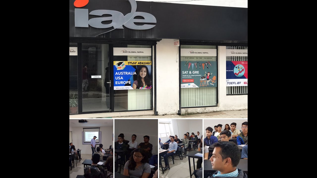 IELTS @ iae GLOBAL NEPAL, Dillibazar - YouTube