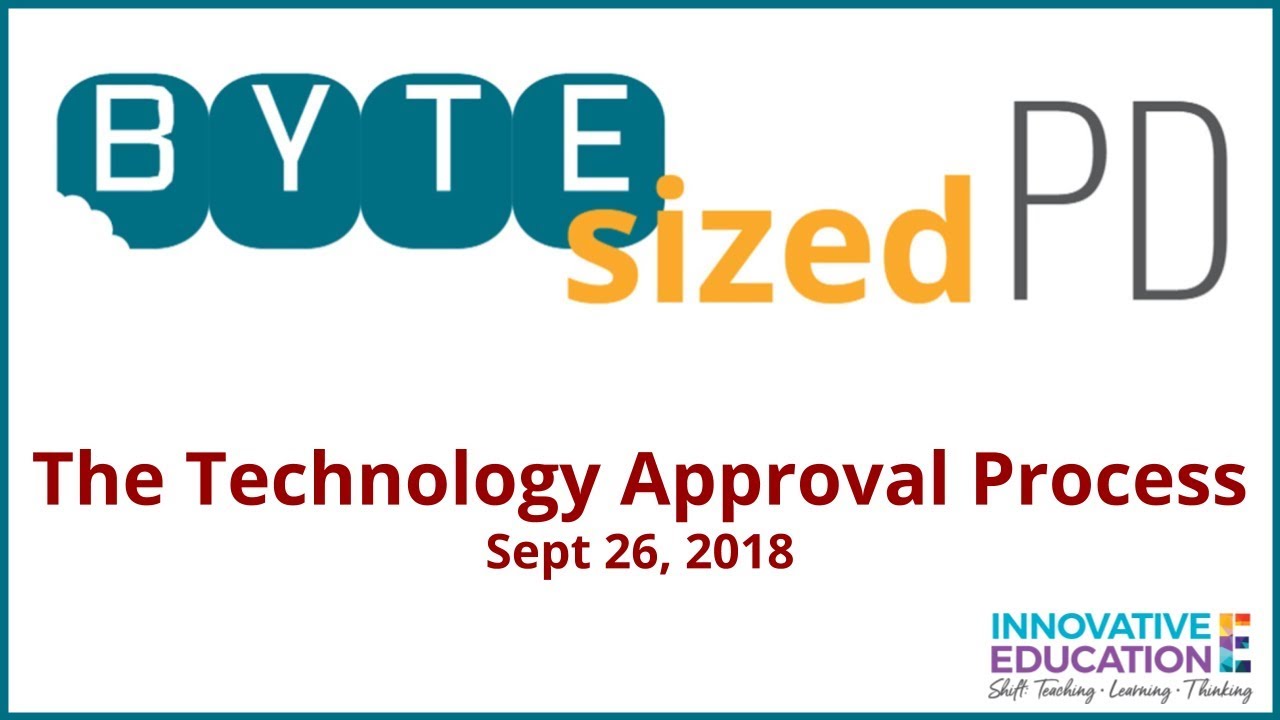 BYTEsized PD - The Technology Approval Process (TAP) - YouTube