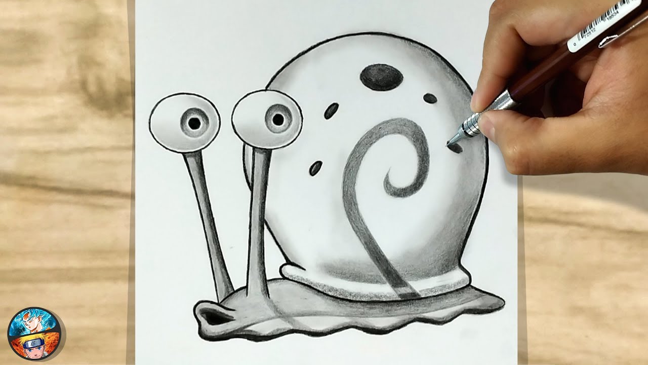 Como Dibujar A Gary Paso A Paso Bob Esponja How To COMO DIBUJAR A GARY