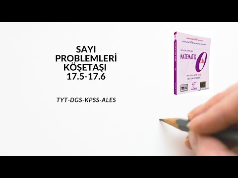 SAYI PROBLEMLERİ KÖŞETAŞI 17.5-17.6 KAREKÖK YAYINLARI (MATEMATİK SIFIR)
