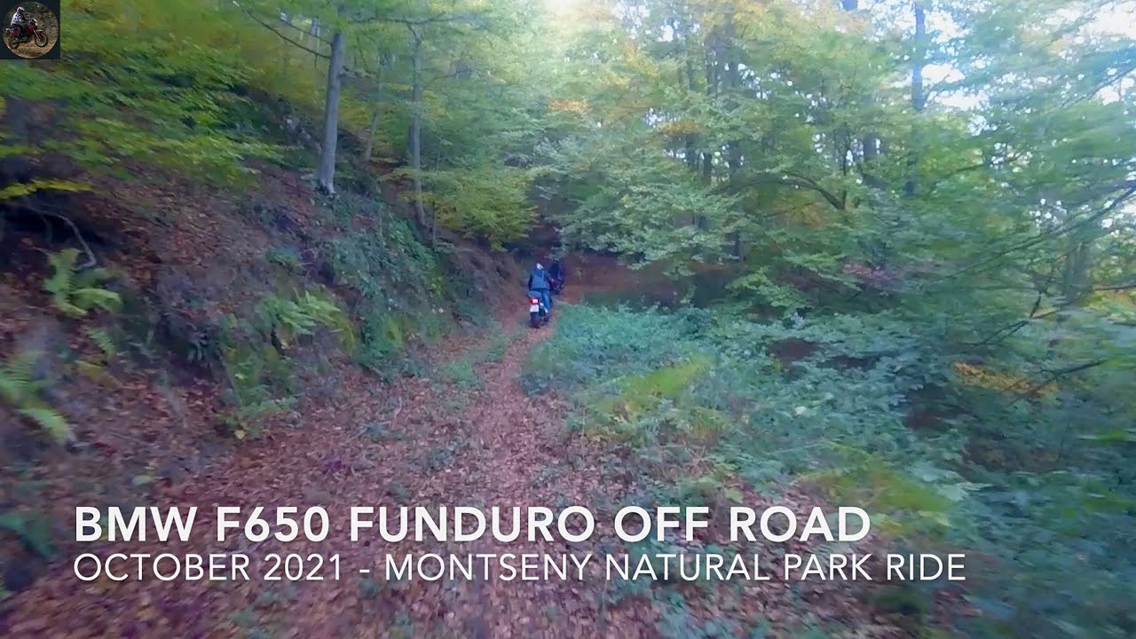 BMW F650 Funduro Off Road at the Montseny National Park - October 2021 ...