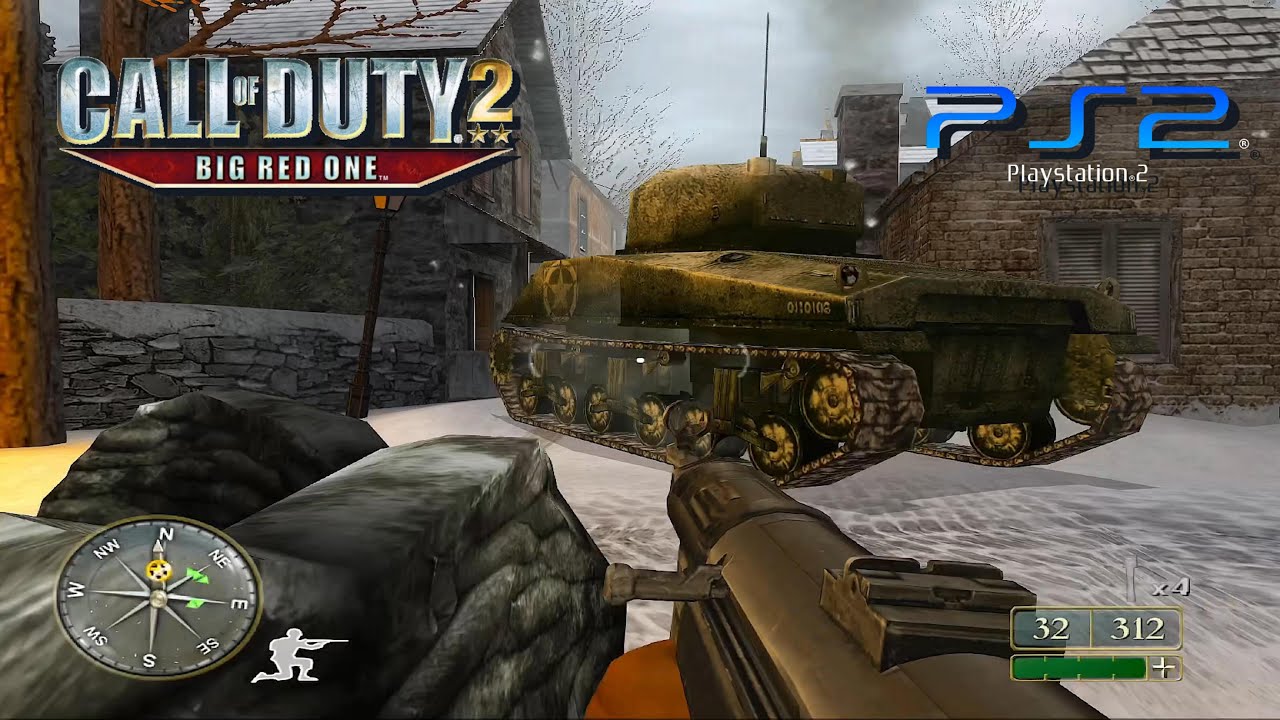 Call of Duty 2 - Big Red One - ( HARD ) PS2 part. 12 - YouTube