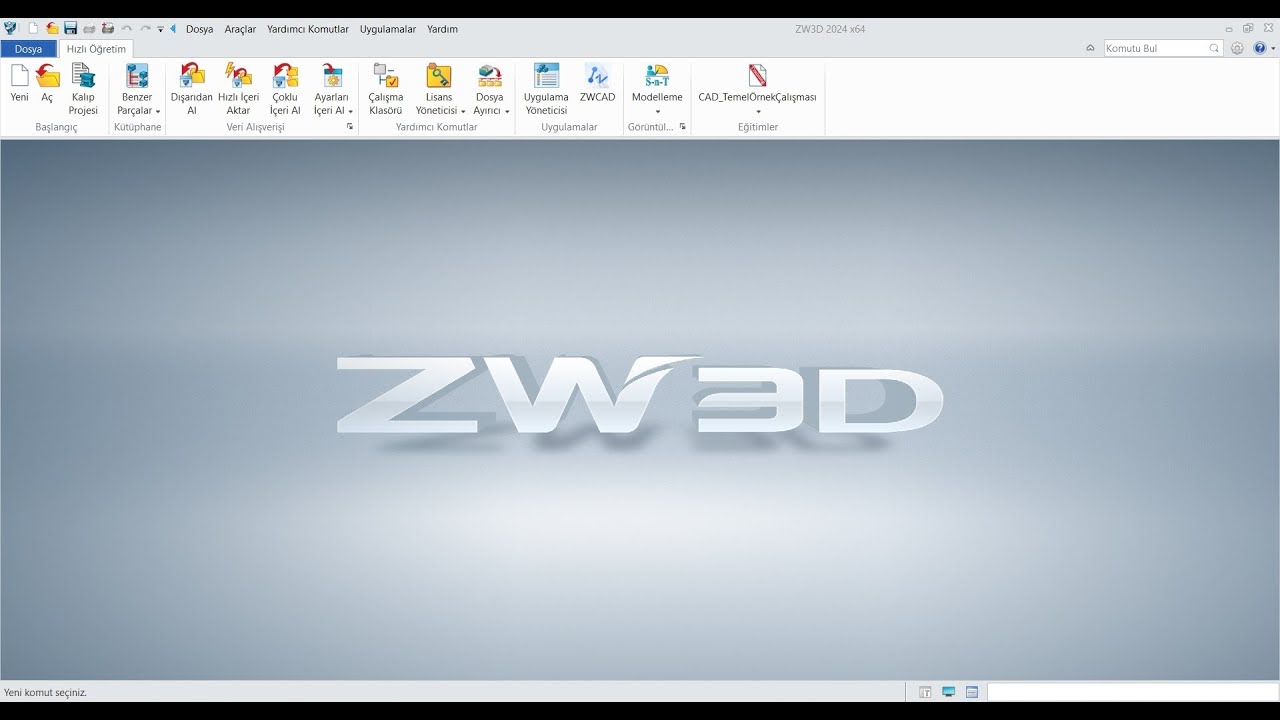 ZW3D 2024 | DWG ve DXF Kaydetme Yöntemleri | ASP Yazılım - YouTube