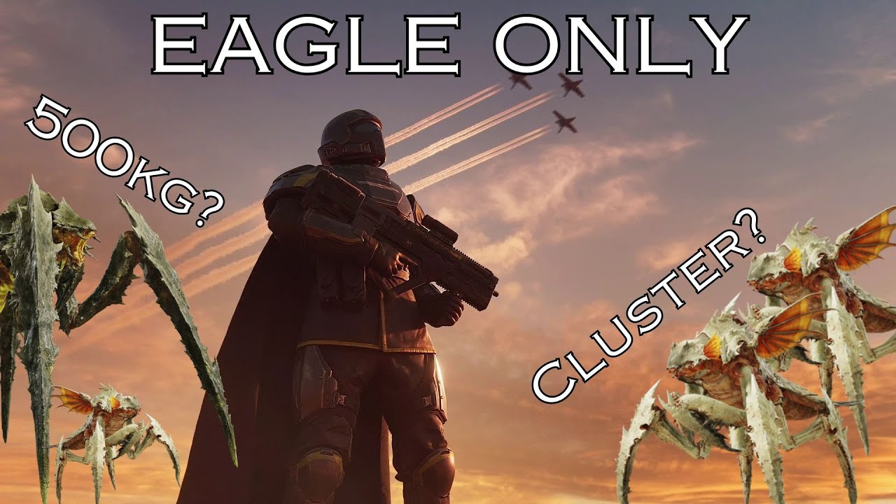 Beating Helldivers with ONLY EAGLES! - Helldivers 2 - YouTube