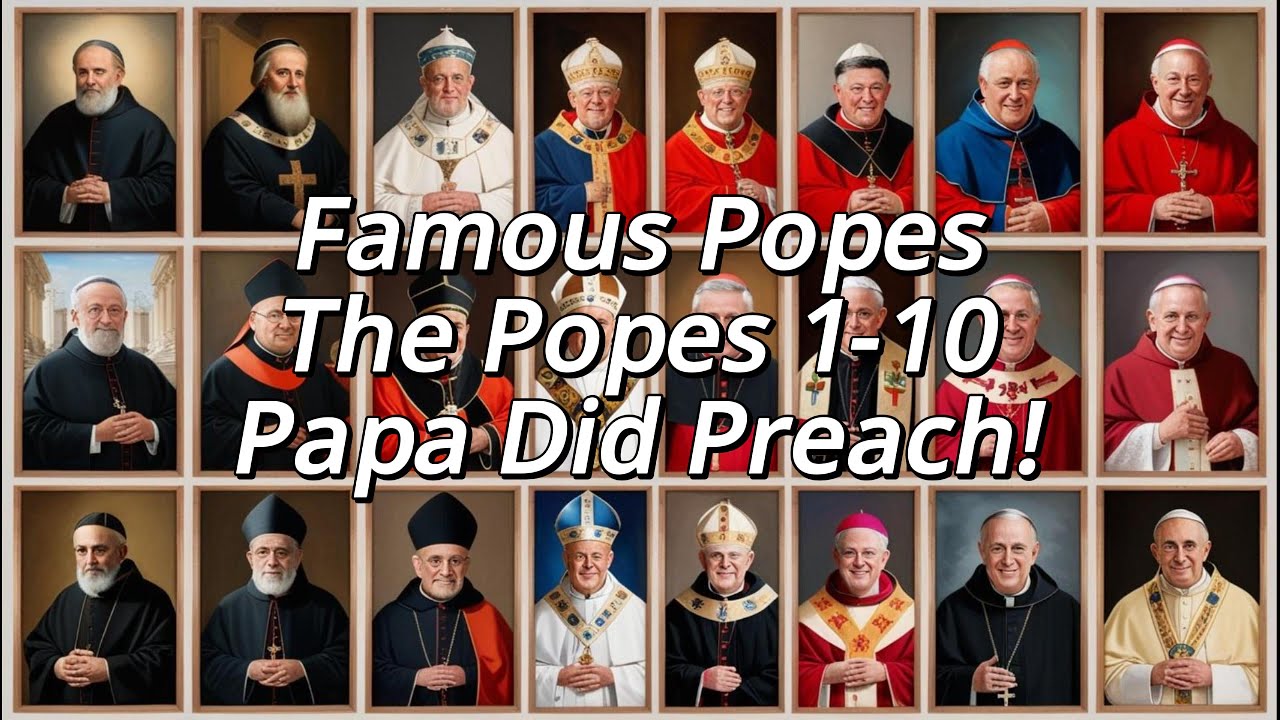 Every famous Pope Under the Sun - Popes 1 to 10 #history #thepope # ...
