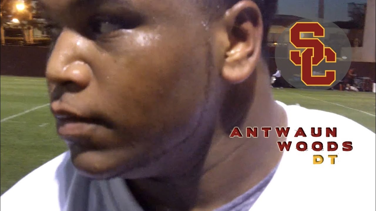 Meet USC DT Antwaun Woods - YouTube