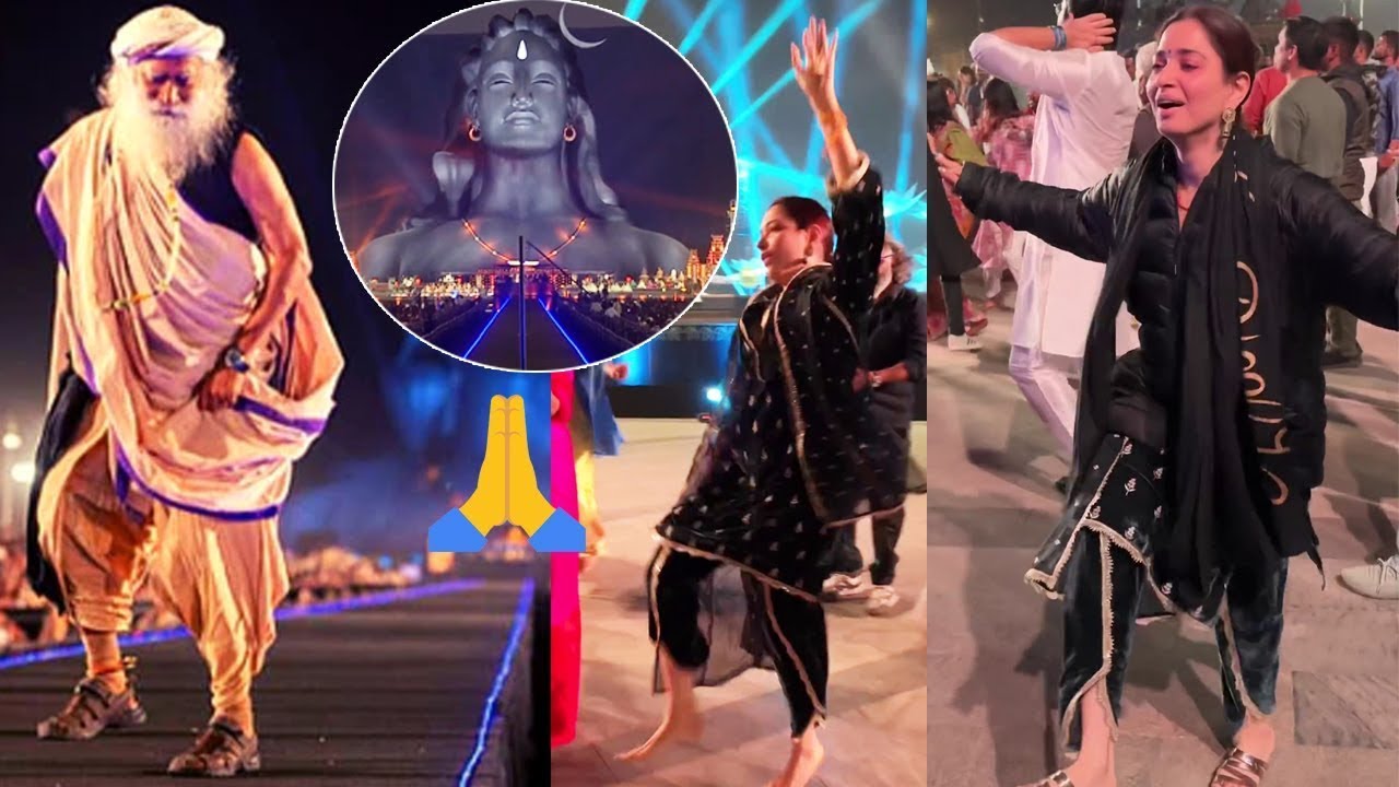 Sadhguru Dance With Tamanna Bhatia at Isha Foundation | Sadhguru ...