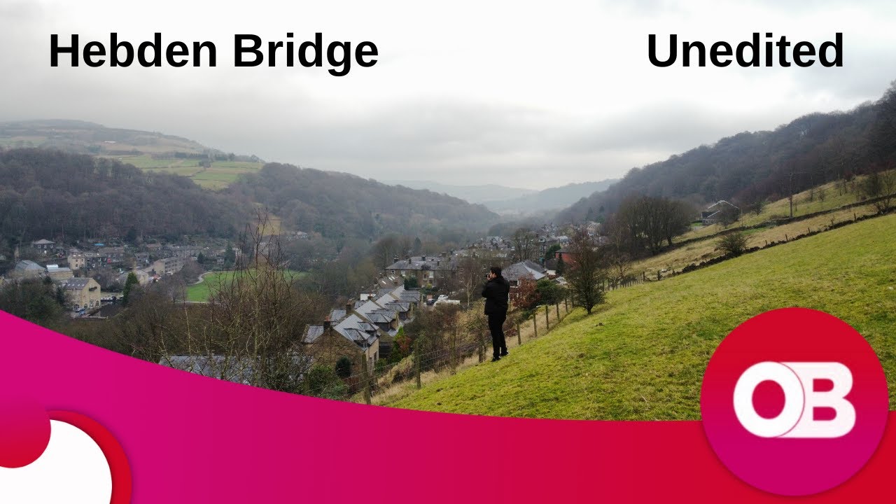 Hebden Bridge: Unedited raw drone footage - YouTube