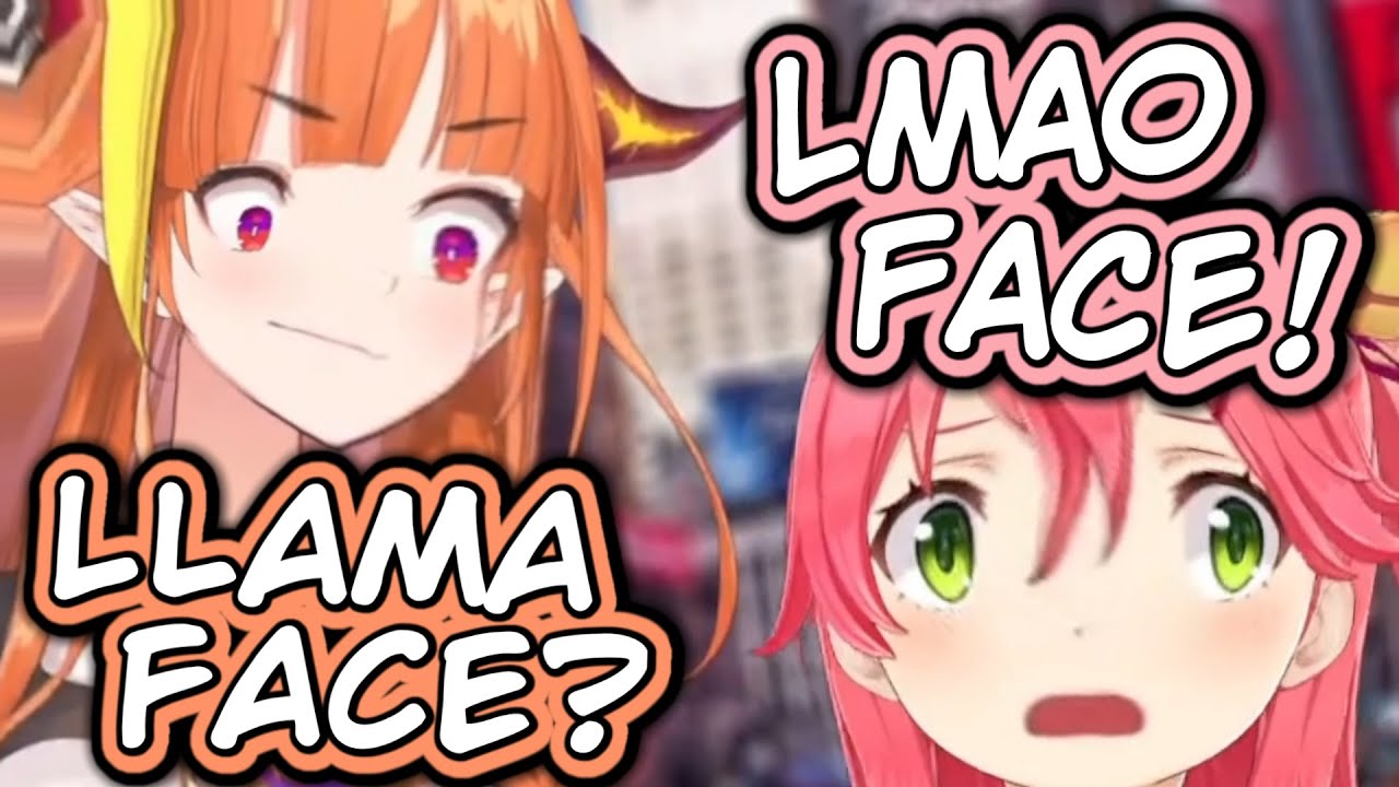 Elite LMAO Face | Sakura Miko And Kiryu Coco - YouTube