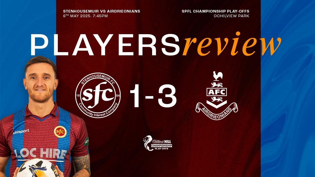 PLAYER INTERVIEW | ROSS MEECHAN | 6/5/25 | STENHOUSEMUIR v AIRDRIE ...