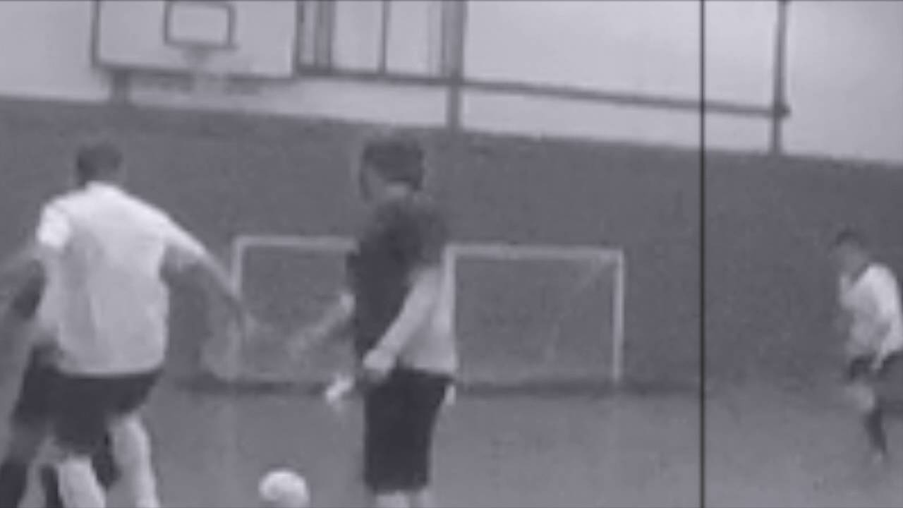 Mark Unsworth gets nutmegged - YouTube