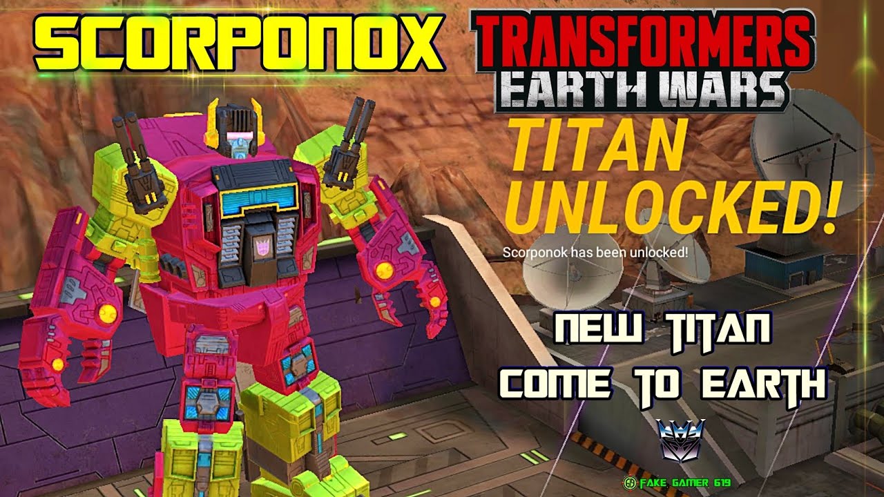 SCORPONOX UNLOCKED ! - TRANSFORMERS NEW TITAN - YouTube