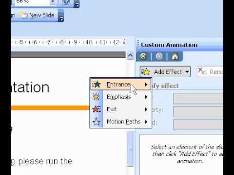 Microsoft Office PowerPoint 2003 Animate text and objects using a ...