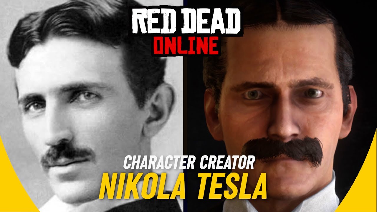 NIKOLA TESLA: Character Creator (Legendary Inventor) RDR2 - YouTube