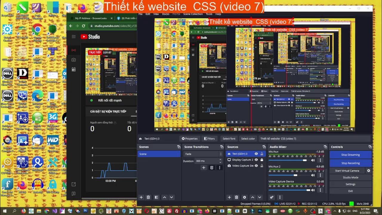 Thiết kế website CSS (video 7) - YouTube