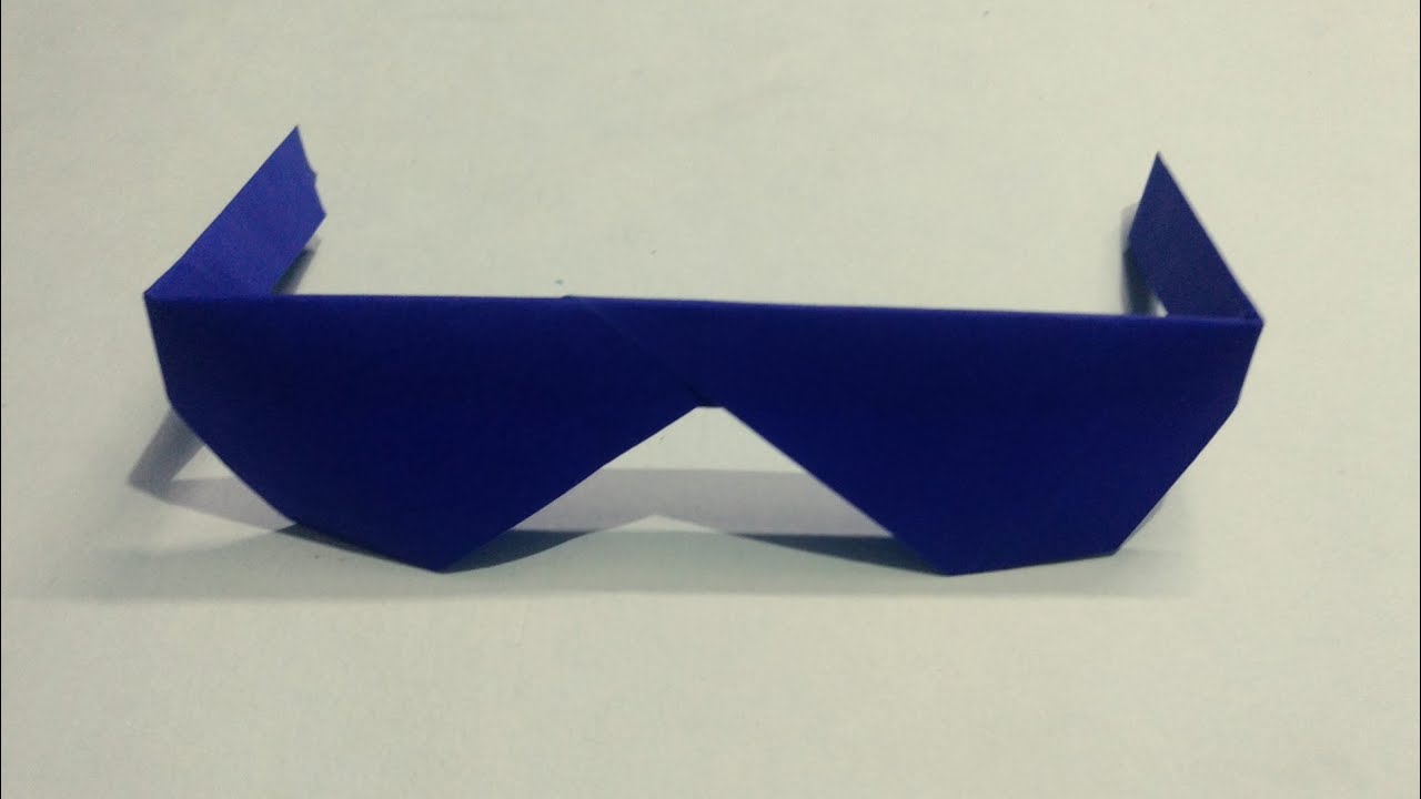 How to make a paper spectacle. - YouTube
