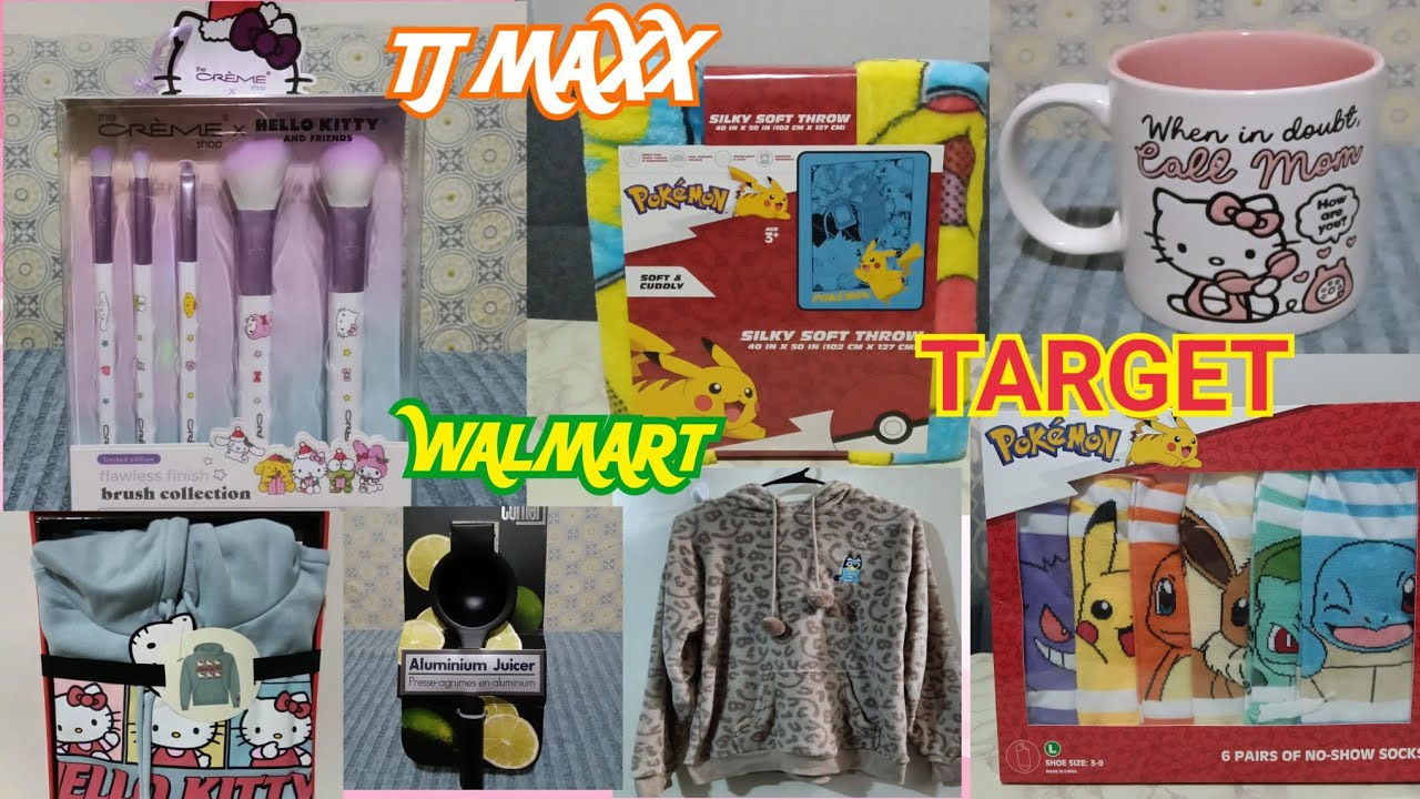 Mis Compras en Tjmaxx+Walmart+Target+Pokémon/bye Itzomex - YouTube